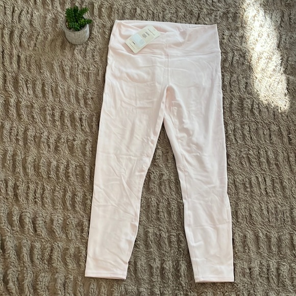 Fabletics | Pants & Jumpsuits | Powerhold Fabletics Light Pink Leggings ...